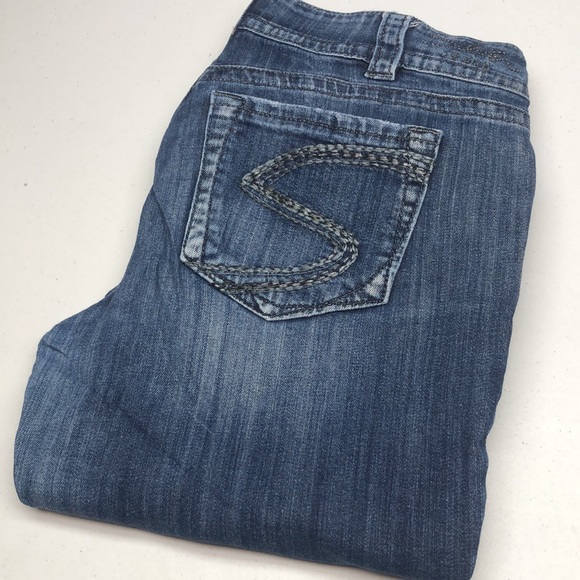 Silver Jeans | Jeans | Retro Silver Suki Straight Jeans 34x3 Crystals ...